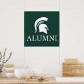 Michigan State University Alumni Poster | Zazzle