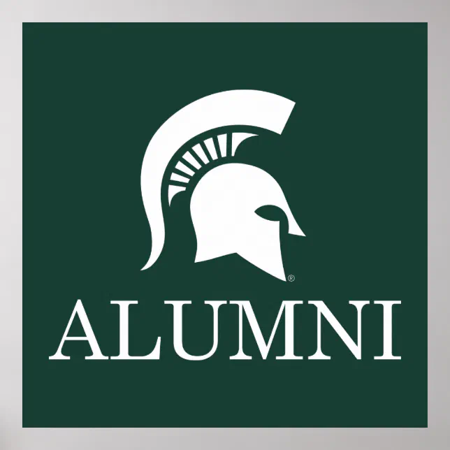 Michigan State University Alumni Poster | Zazzle