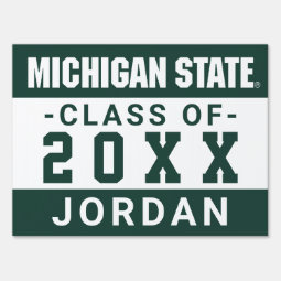 Michigan State University Class of Sign | Zazzle