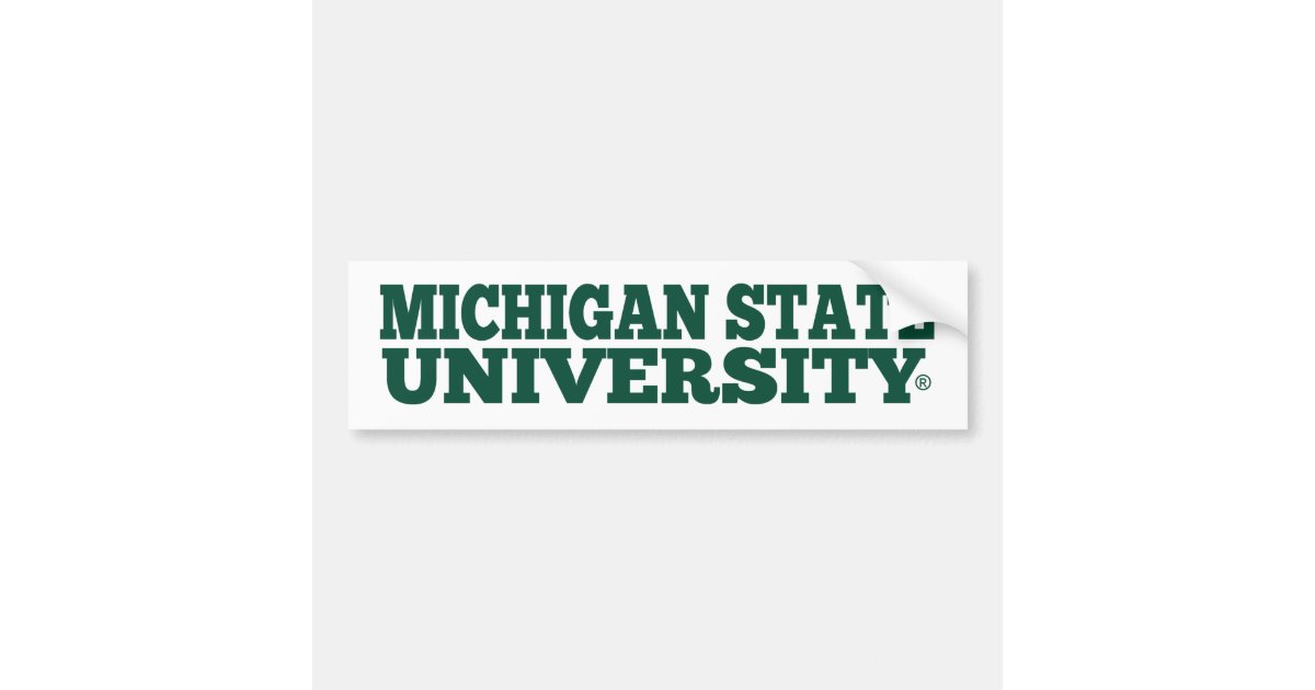 Michigan State University® Fan Bumper Sticker | Zazzle