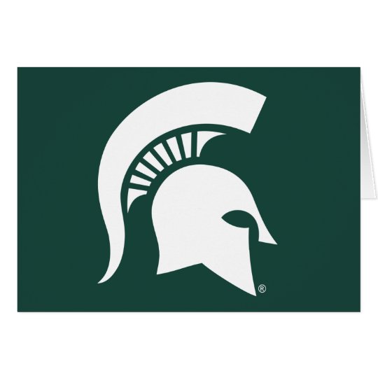 Michigan State University Spartan Helmet Logo | Zazzle.com