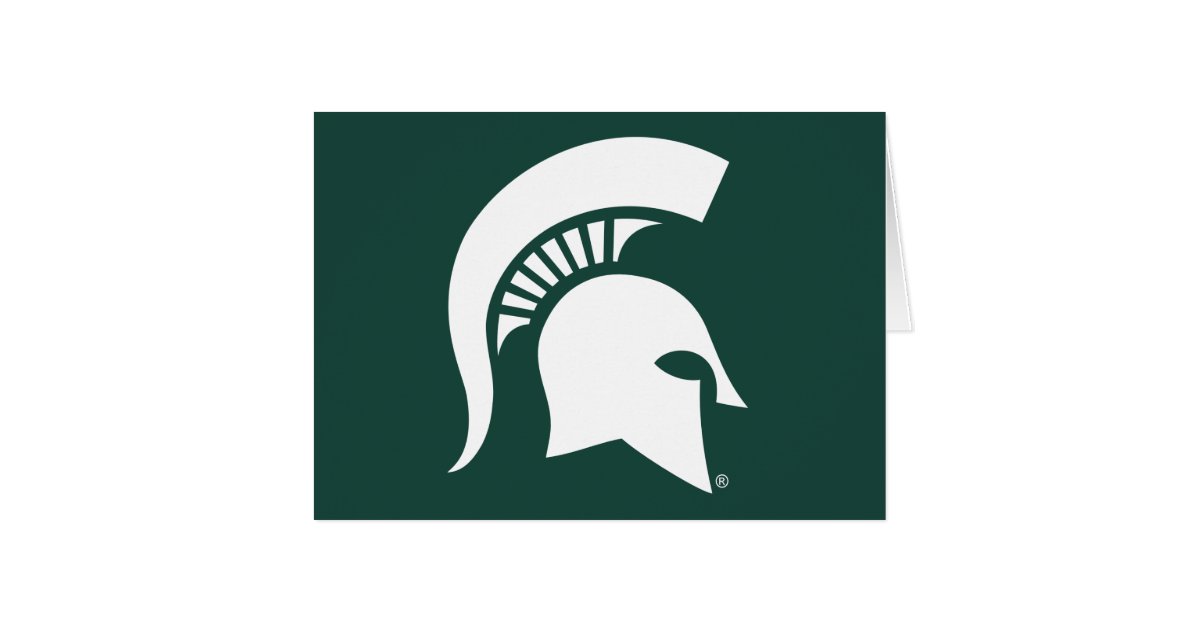 Michigan State University Spartan Helmet Logo | Zazzle