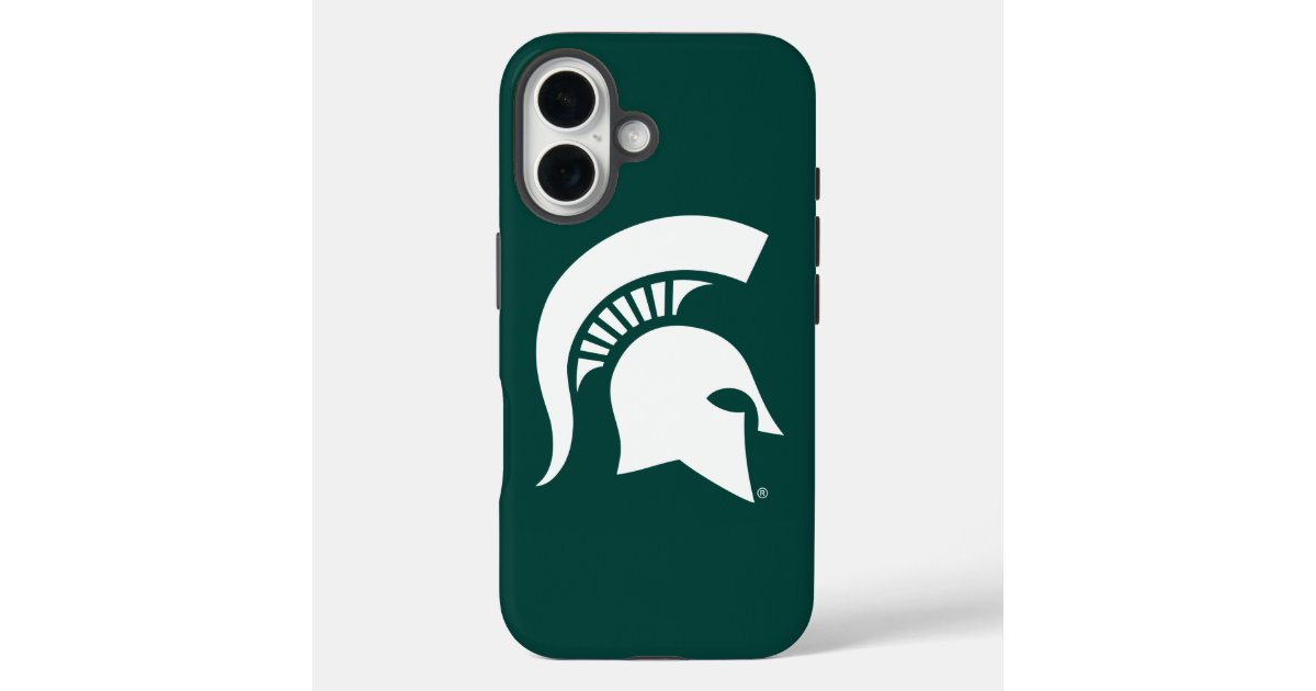 Michigan State University Spartan Helmet Logo Case-Mate iPhone Case ...