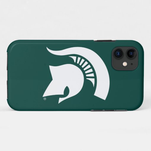 Michigan State University Spartan Helmet Logo Case-Mate iPhone Case ...
