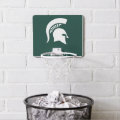 Michigan State University Spartan Logo Mini Basketball Hoop | Zazzle