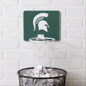 Michigan State University Spartan Logo Mini Basketball Hoop | Zazzle