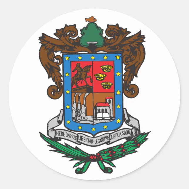 Michoacan, Mexico Classic Round Sticker | Zazzle