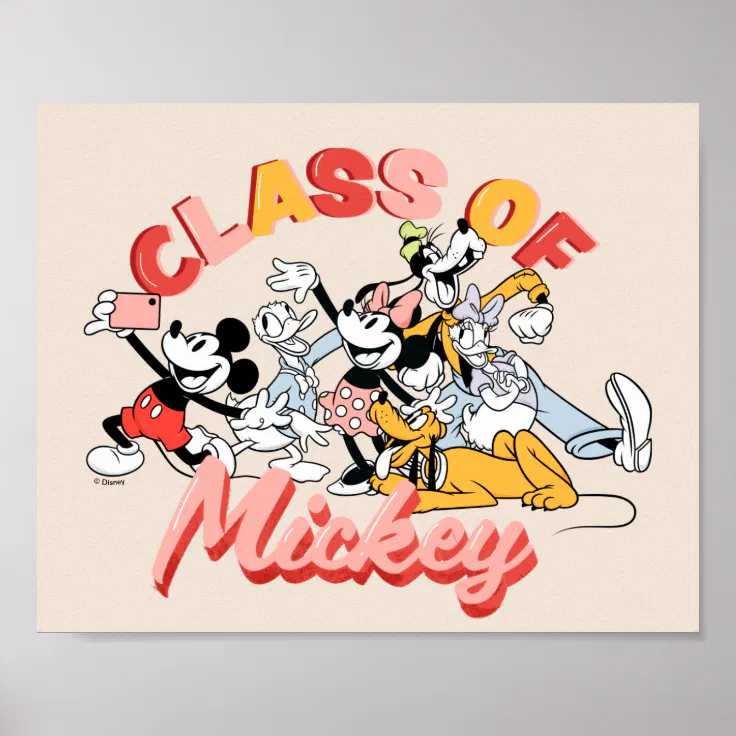 Mickey and Friends | Class of Mickey Poster | Zazzle