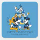 Mickey and Friends | Happy Hanukkah - Personalized Square Sticker | Zazzle