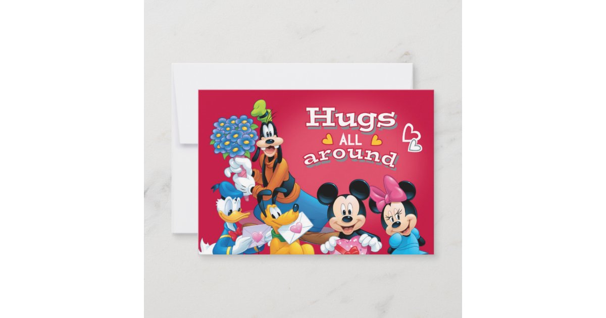 Mickey and Friends Hugs All Around | Zazzle
