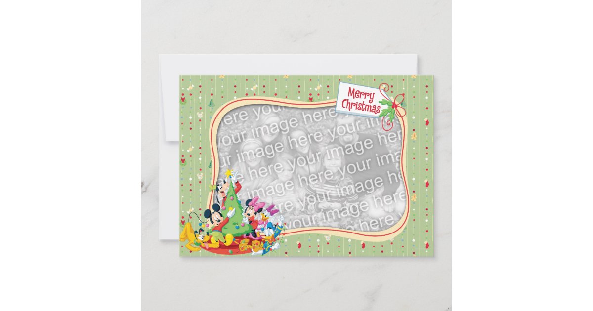 Mickey and Friends: Merry Christmas Card | Zazzle