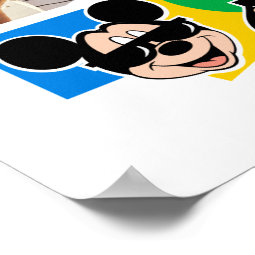 Mickey and Friends| Summer Family Vacation Photo Poster | Zazzle