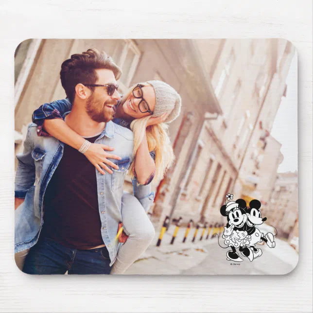 Mickey and Minnie - Couple Photo Mouse Pad | Zazzle
