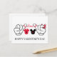 Mickey and Minnie | Hands Love Postcard | Zazzle