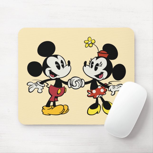 Mickey Mouse And Minnie Mouse Drawings Holding Hands Mickey And Minnie