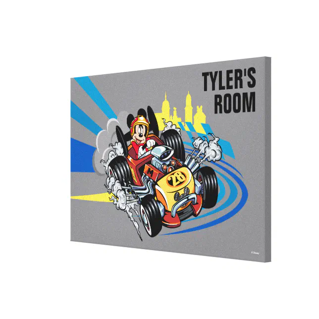 Mickey and the Roadster Racers | Mickey 28 Canvas Print | Zazzle
