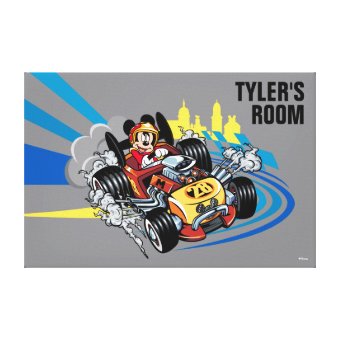 Mickey and the Roadster Racers | Mickey 28 Canvas Print | Zazzle