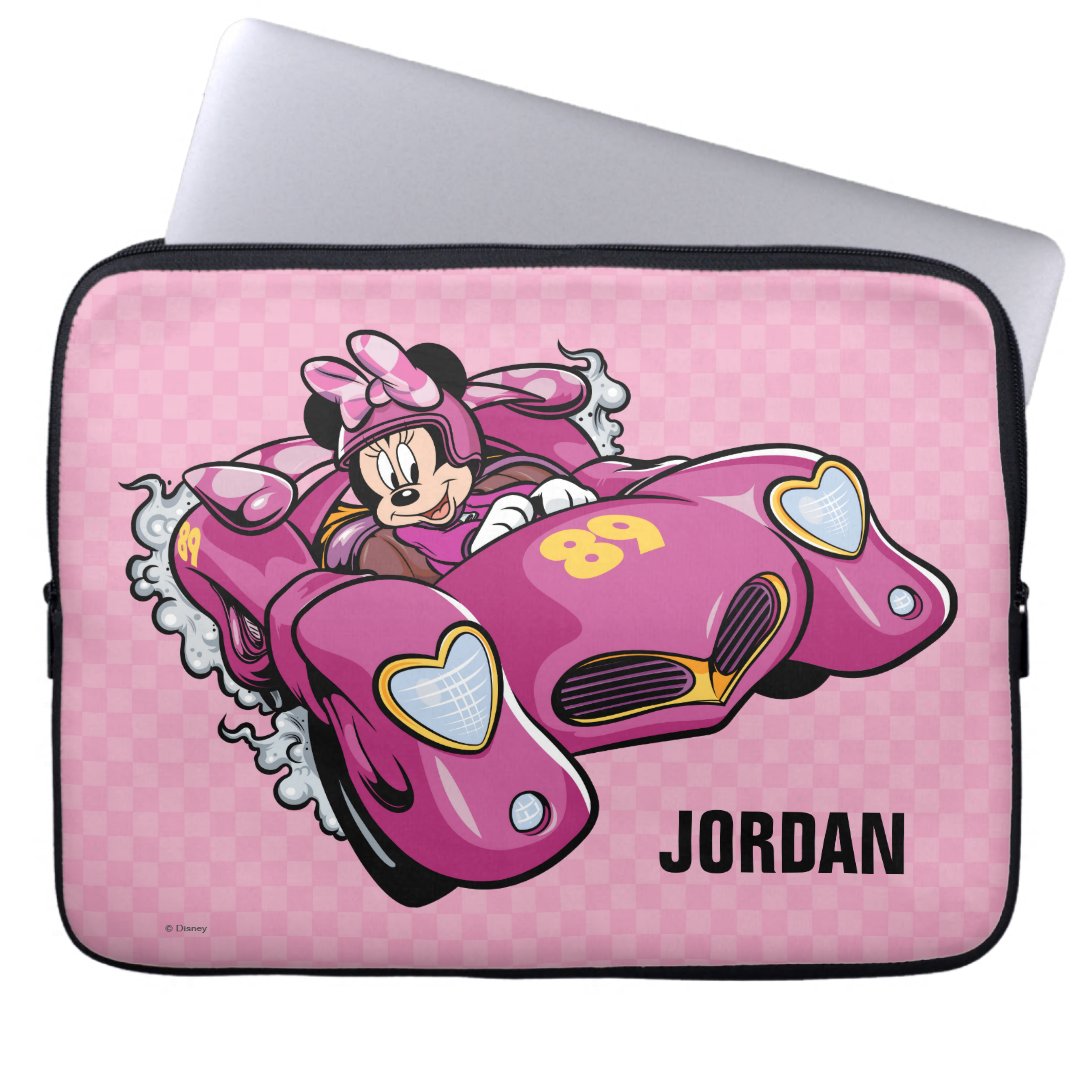 Mickey and the Roadster Racers | Minnie Laptop Sleeve | Zazzle