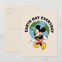 Mickey | Earth Day Everyday Postcard | Zazzle