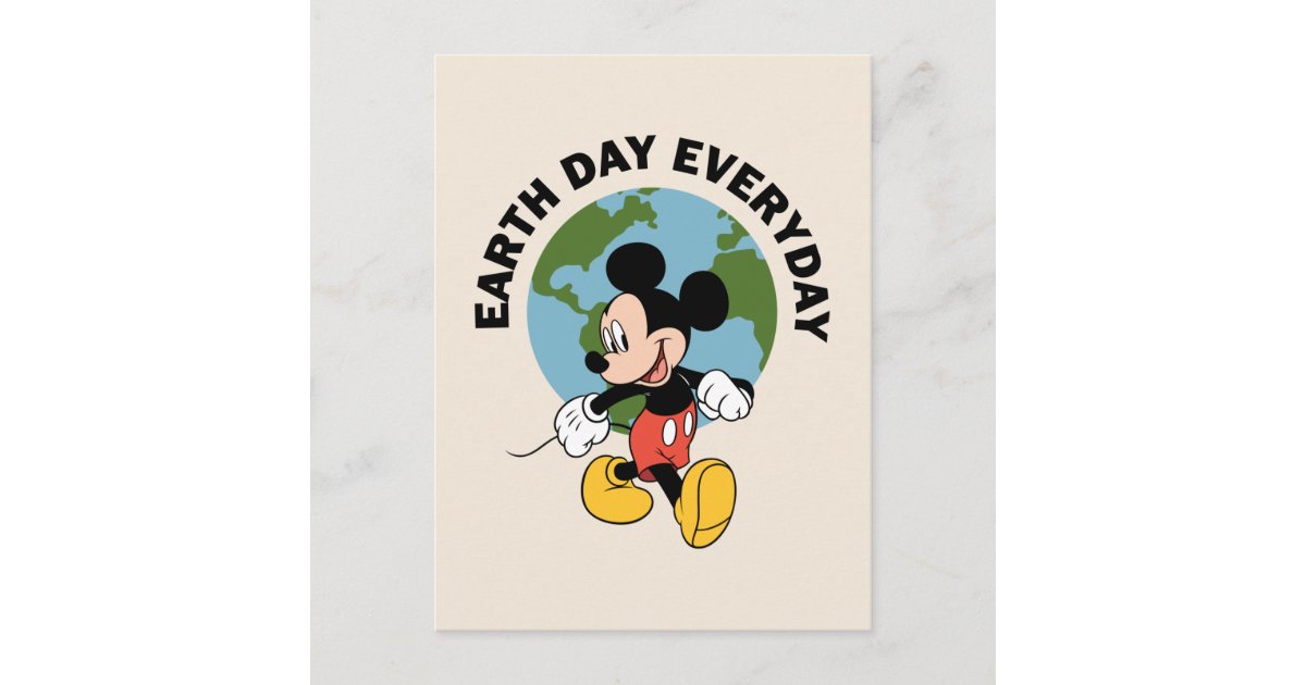 Mickey | Earth Day Everyday Postcard | Zazzle
