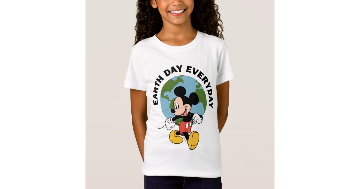 Mickey | Earth Day Everyday T-Shirt | Zazzle