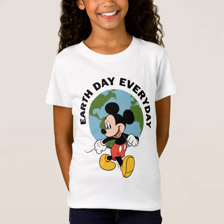 Mickey | Earth Day Everyday T-Shirt | Zazzle