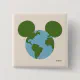 Mickey Earth Icon Button | Zazzle