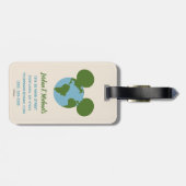 Mickey Earth Icon Luggage Tag | Zazzle
