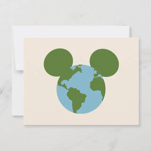 Mickey Earth Icon Postcard | Zazzle