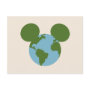 Mickey Earth Icon Postcard | Zazzle