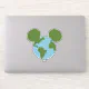 Mickey Earth Icon Sticker | Zazzle