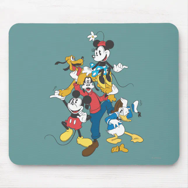 Mickey & Friends | Classic Group Mouse Pad | Zazzle