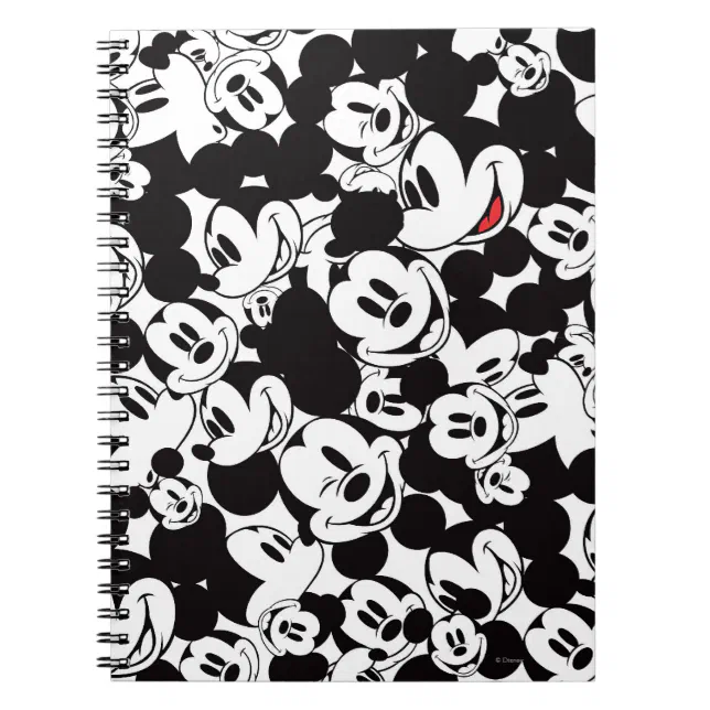 Mickey & Friends | Classic Mickey Pattern Notebook | Zazzle
