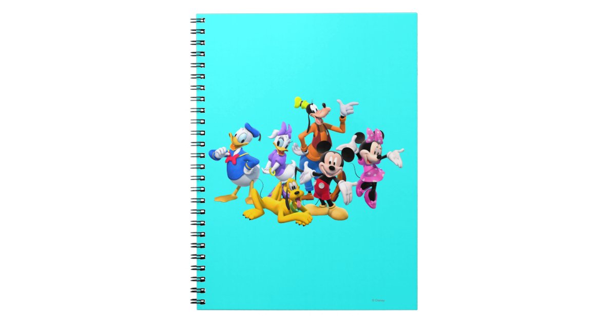 Mickey & Friends | Clubhouse Notebook | Zazzle