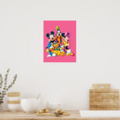Mickey & Friends | Fab Five Poster | Zazzle