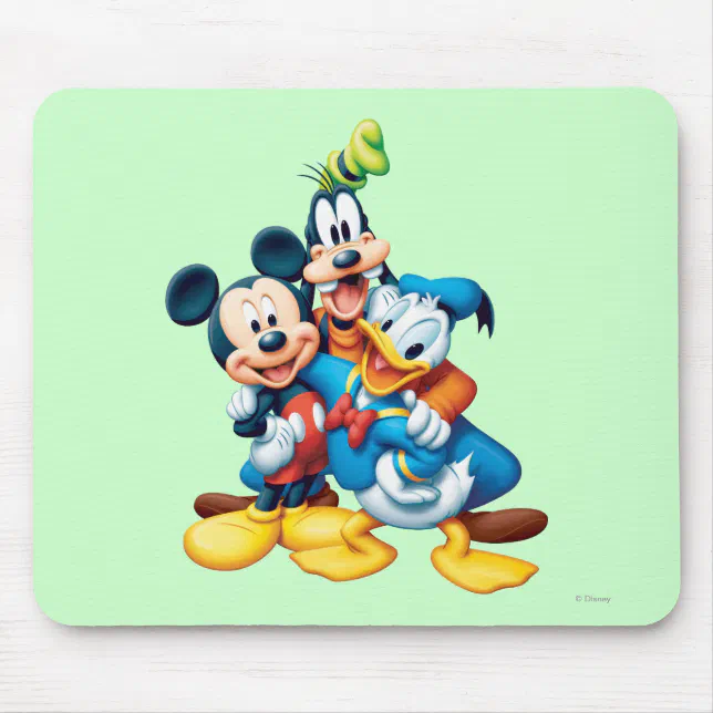 Mickey & Friends | Group Hug Mouse Pad | Zazzle