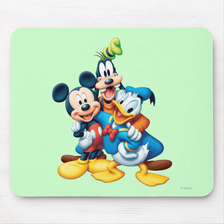 Mickey & Friends | Group Hug Mouse Pad | Zazzle