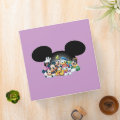 Mickey & Friends | Group in Mickey Ears Binder | Zazzle