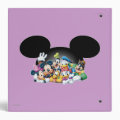 Mickey & Friends | Group in Mickey Ears Binder | Zazzle