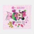 Mickey & Friends | Minnie Holiday Cheer Fleece Blanket | Zazzle