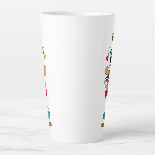 Mickey, Goofy & Donald | Ready for Christmas Latte Mug | Zazzle