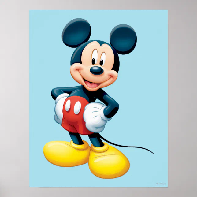 Mickey | Hands on Hips Poster | Zazzle
