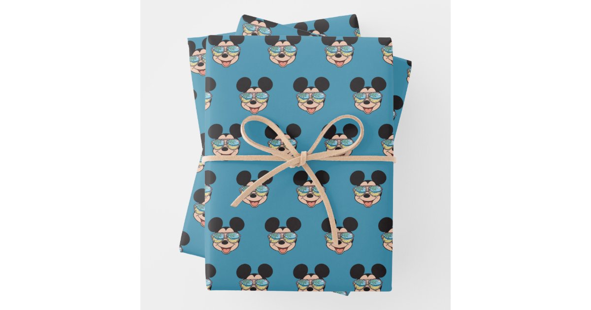 Mickey | Mickey Tropical Sunglasses Wrapping Paper Sheets | Zazzle