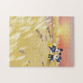 Mickey & Minnie Beach Sunset Jigsaw Puzzle | Zazzle