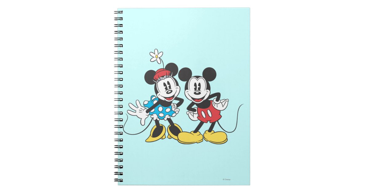 Mickey & Minnie | Classic Pair Notebook | Zazzle