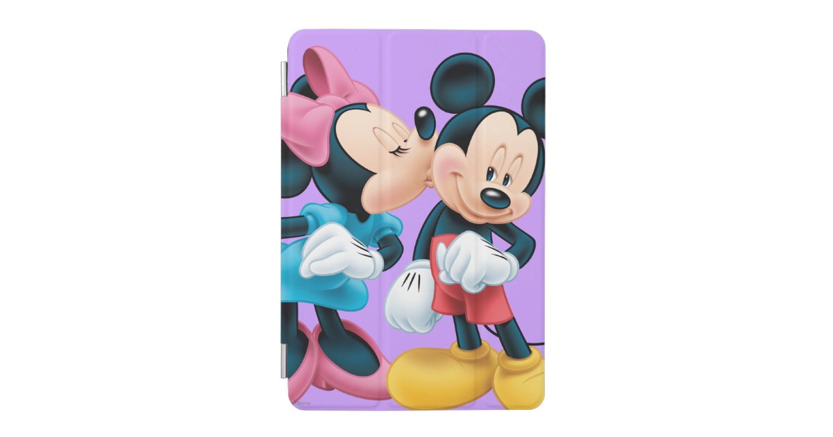 Mickey & Minnie | Kiss on Cheek iPad Mini Cover | Zazzle