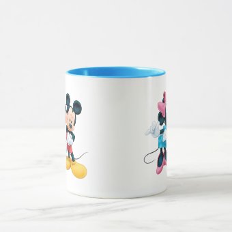 Mickey & Minnie | Kiss on Cheek Mug | Zazzle