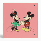 Mickey & Minnie | Vintage Binder | Zazzle