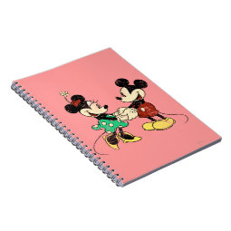 Mickey & Minnie | Vintage Notebook | Zazzle