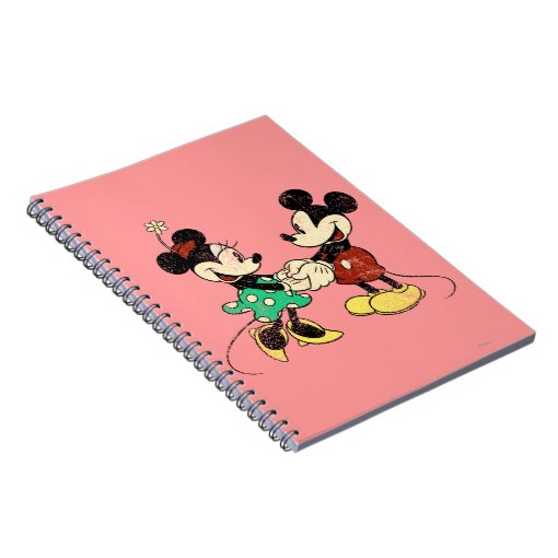 Mickey & Minnie | Vintage Notebook | Zazzle